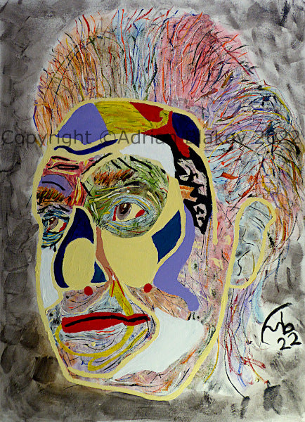 Abstract Self Portraits With Pencil